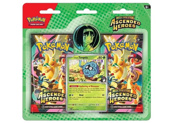 Pokemon Mega Evolution Ascended Heroes 2 Pack Blister (Pre-Order)
