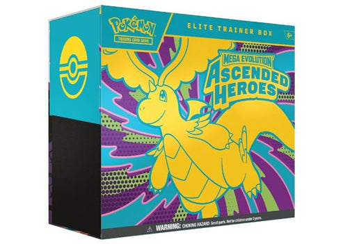 Pokemon Mega Evolution Ascended Heroes Elite Trainer Box